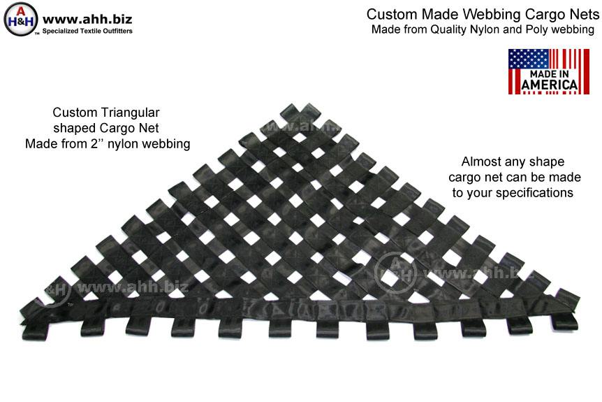 Custom Cargo Nets made from Webbing